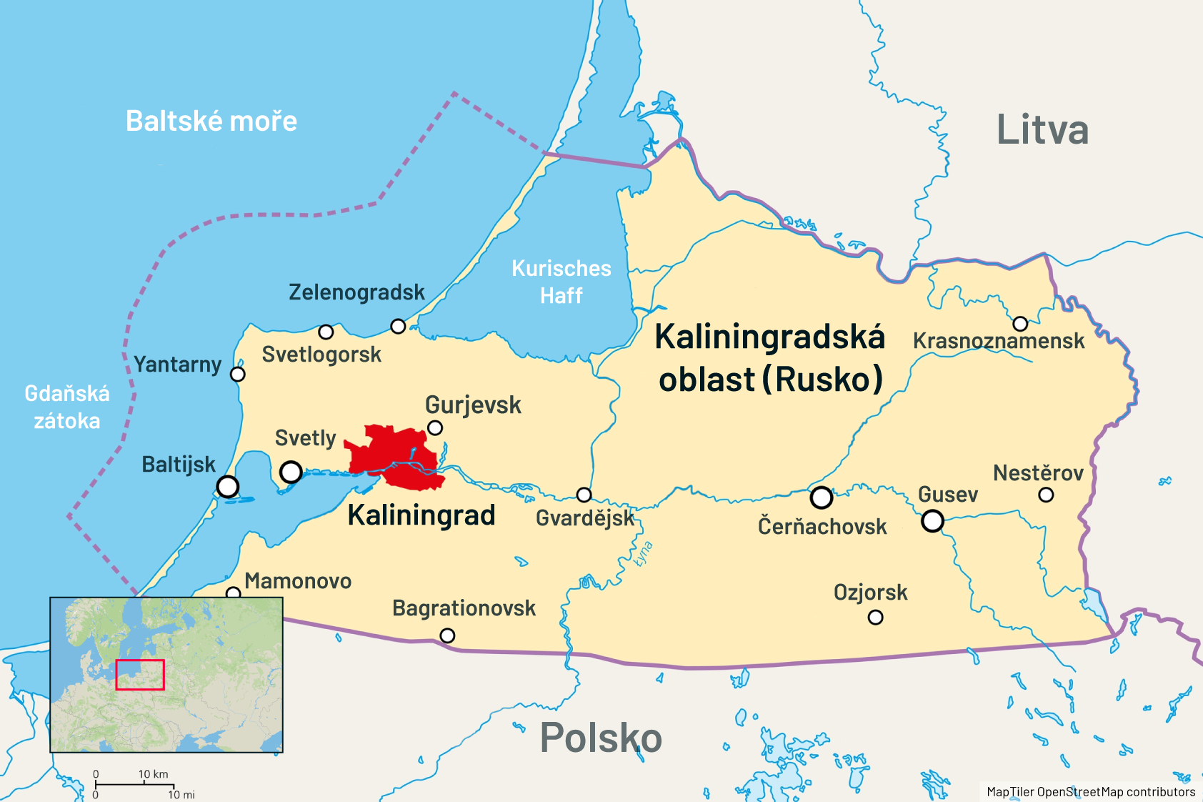 NATO může nečekaně rychle obsadit ruský Kaliningrad, pohrozil generál ...