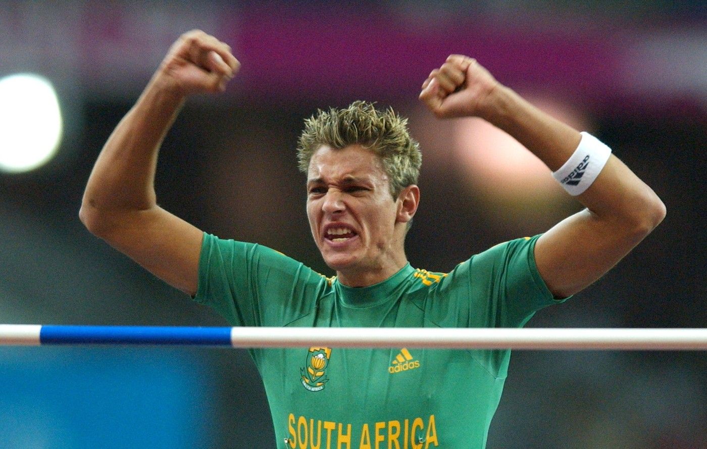 Freitag, the high jump champion, died at the age of 42. His body was ...