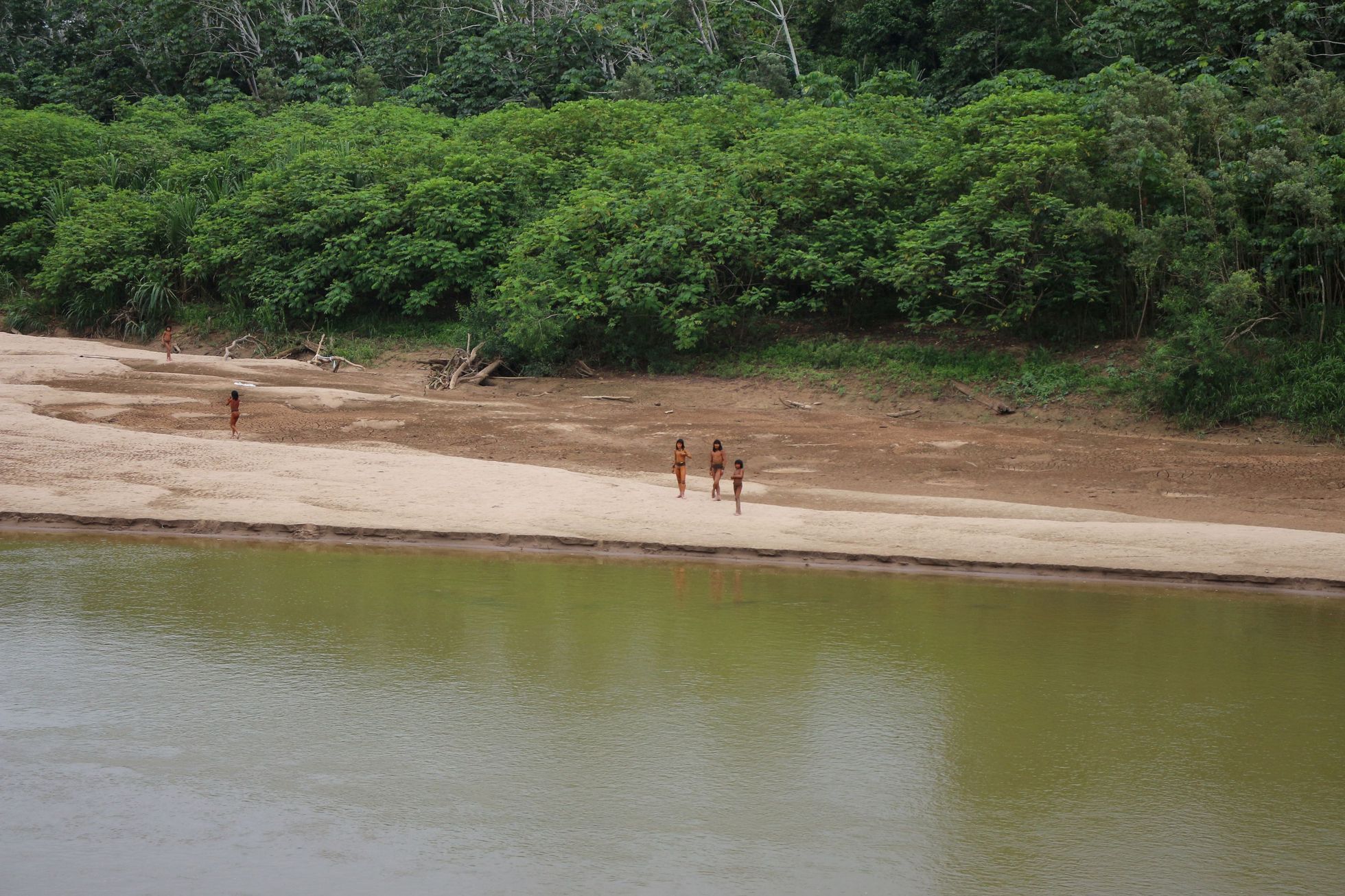 Foto: Izolovaný kmen Amazonie opouští prales. Bojí se těžařů ...