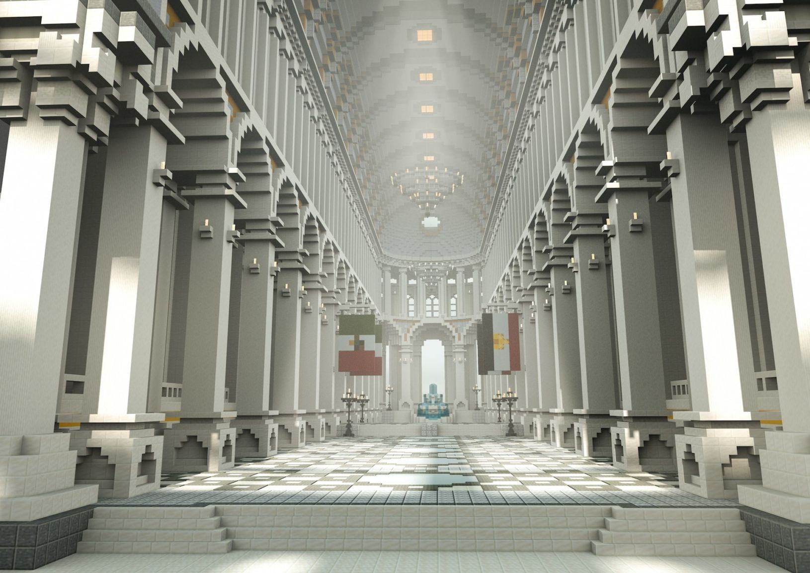 Minecraft jako ostrov svobody. Ve hře vznikla knihovna s texty ...