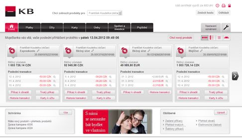 Nová verze internetového bankovnictví od KB již brzy - Aktuálně.cz