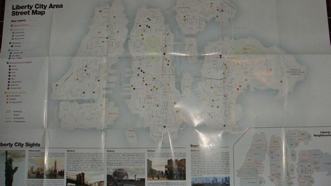 Mapa Liberty City z Grand Theft Auto IV - Aktuálně.cz