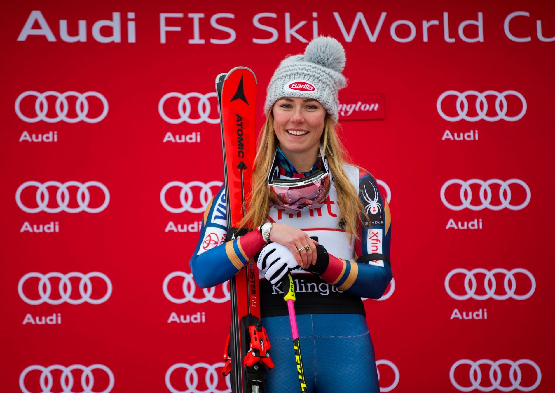 Mikaela Shiffrinová skončila v obřím slalomu SP v Killingtonu druhá ... Mikaela Shiffrinová skončila v obřím slalomu SP v Killingtonu druhá ...