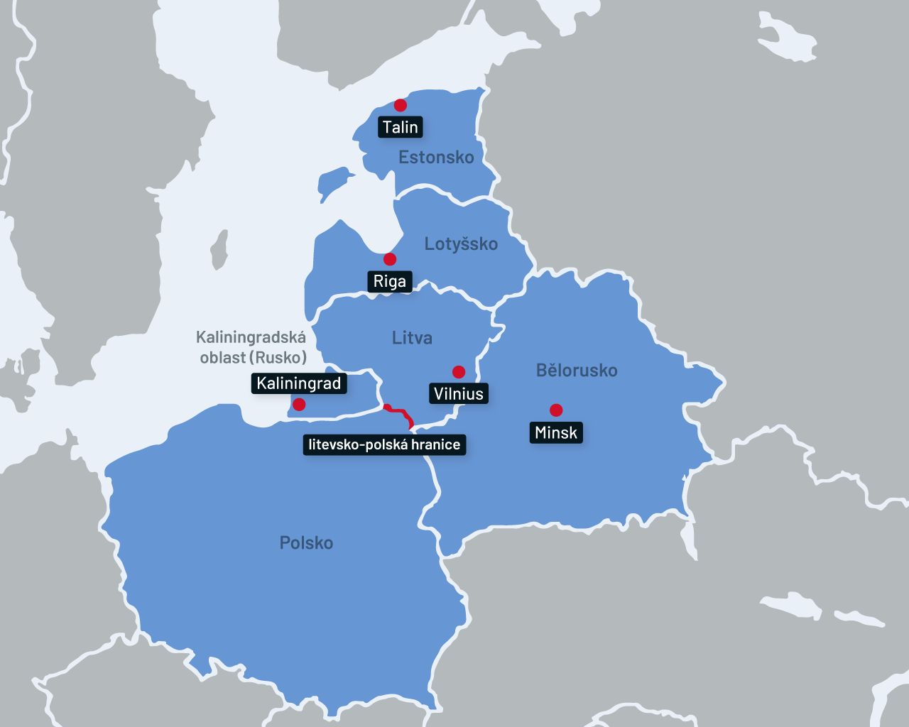 Pobaltí věří NATO, bojí se ale Ruska. I kvůli Kaliningradu - Aktuálně.cz