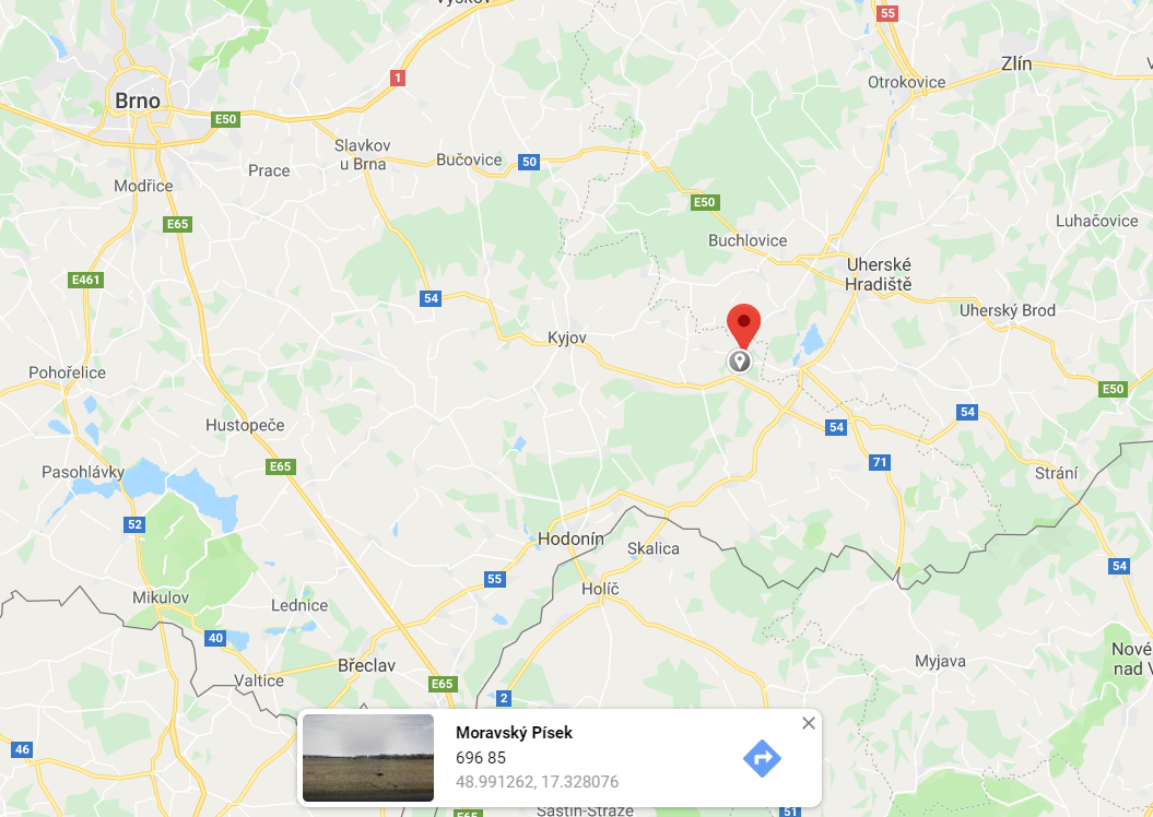 moravský písek mapa - Aktuálně.cz