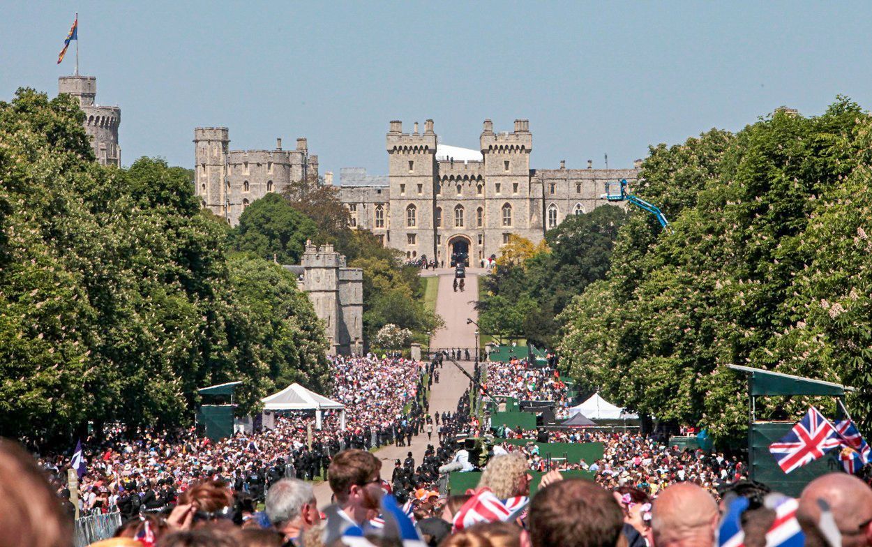 Windsor, hrad, letní sídlo britské královské rodiny, historie, Velká ...