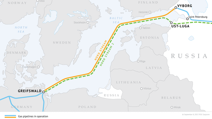 Finsko schválilo stavbu plynovodu Nord Stream 2 po dně moře, obejde ...